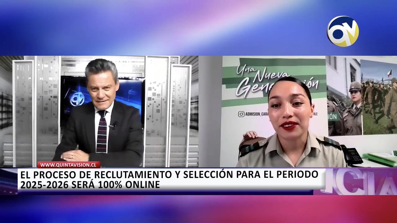 Entrevista Cabo 1º Verónica Cueto - Quinta Visión Televisión